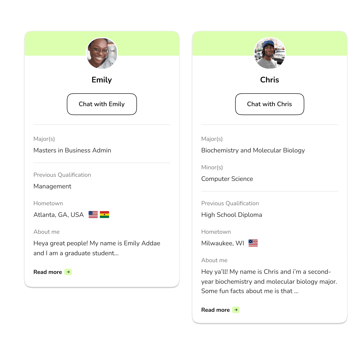 Unibuddy | One-to-one Chat