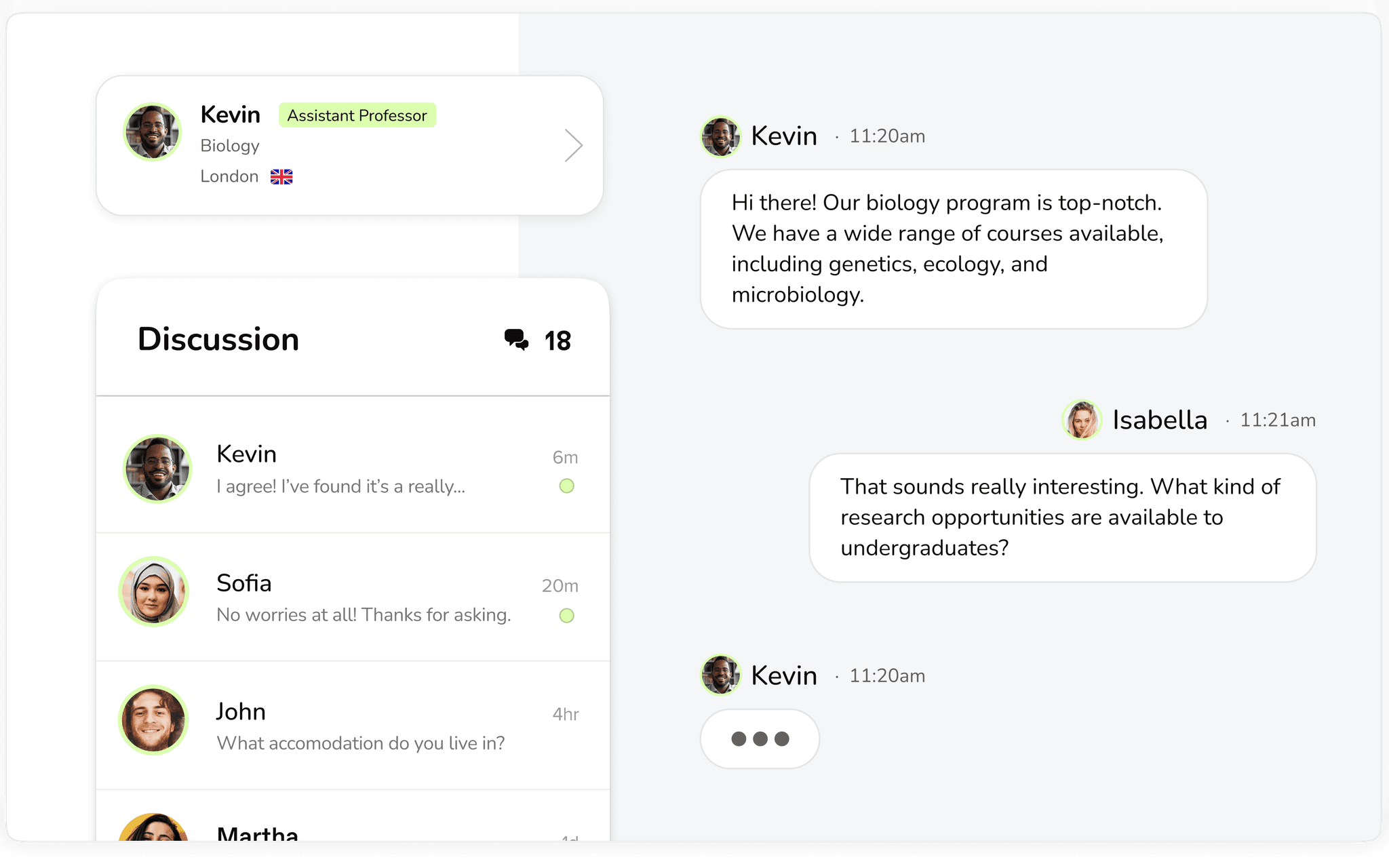 Unibuddy | One-to-one Chat